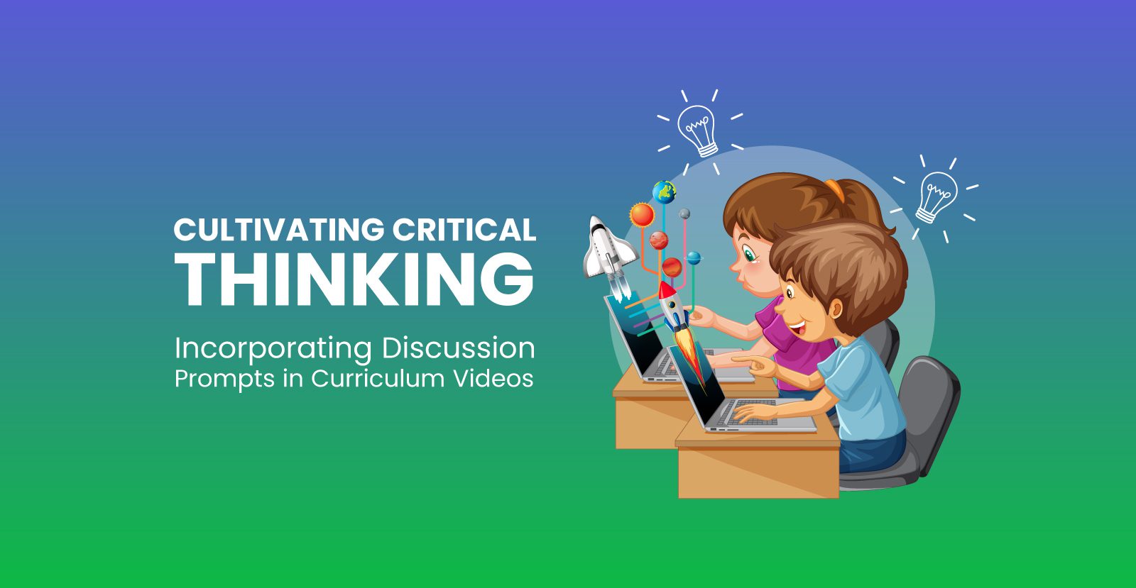 Incorporating Discussion Prompts in Curriculum Videos